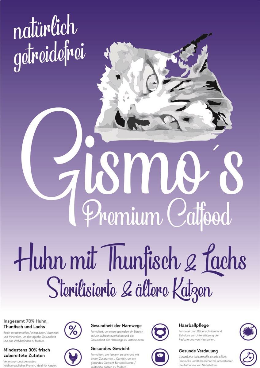 Gismo Huhn mit Thunfisch & Lachs 300g, € 5,50