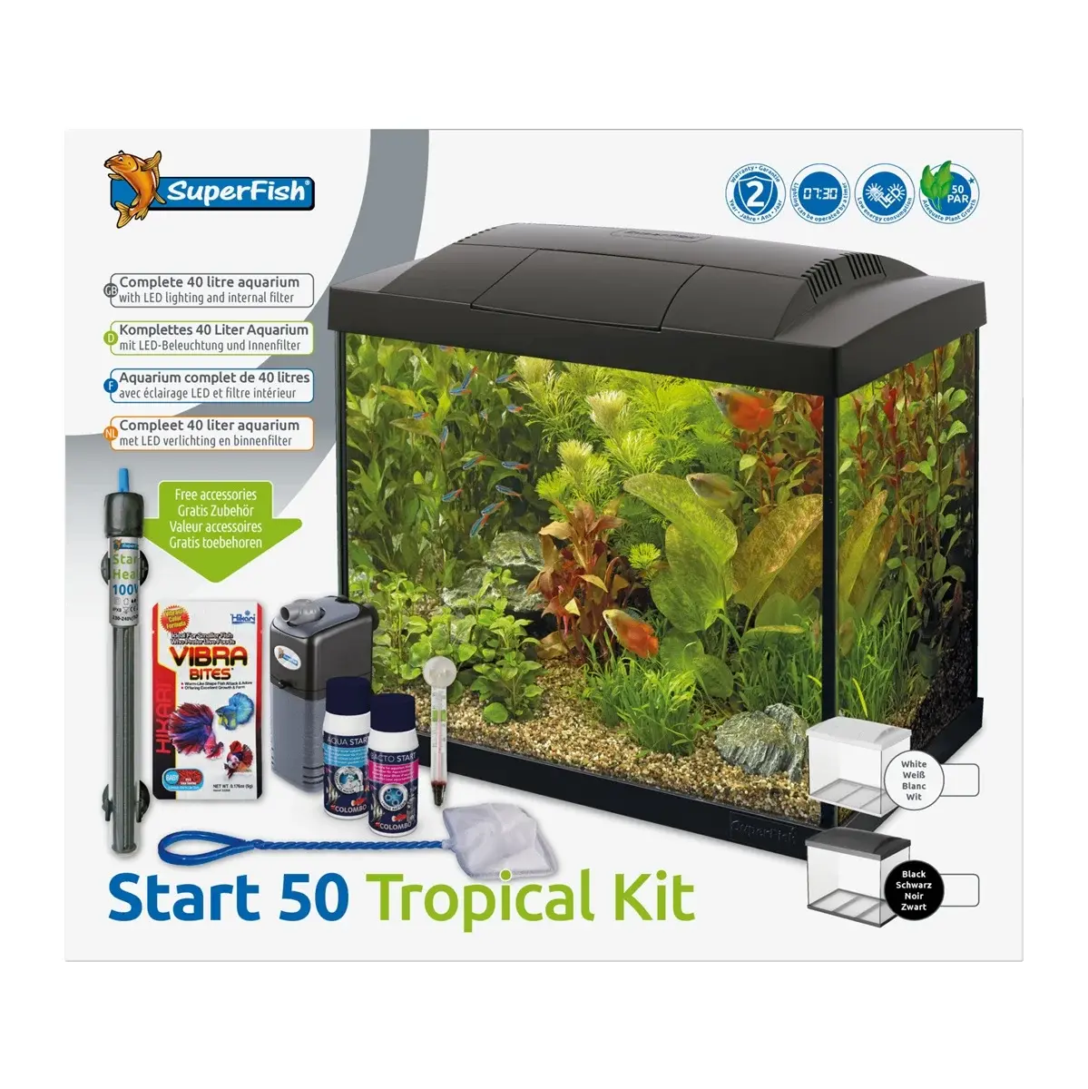 SuperFish START 50 TROPICAL KIT SCHWARZ, € 79,99